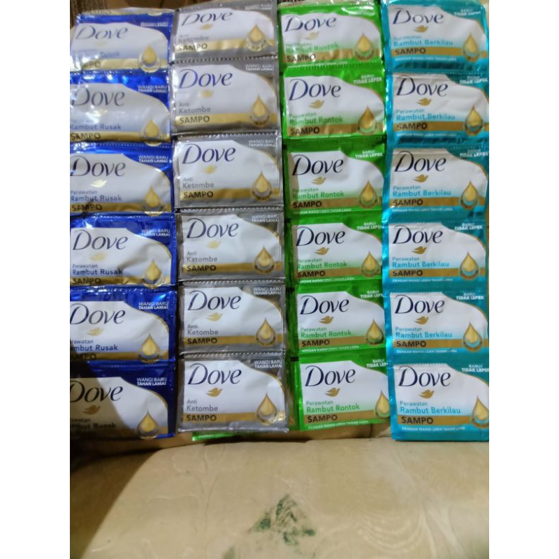 Jual SHAMPO DOVE SACHET 1000an.12x9 ML | Shopee Indonesia
