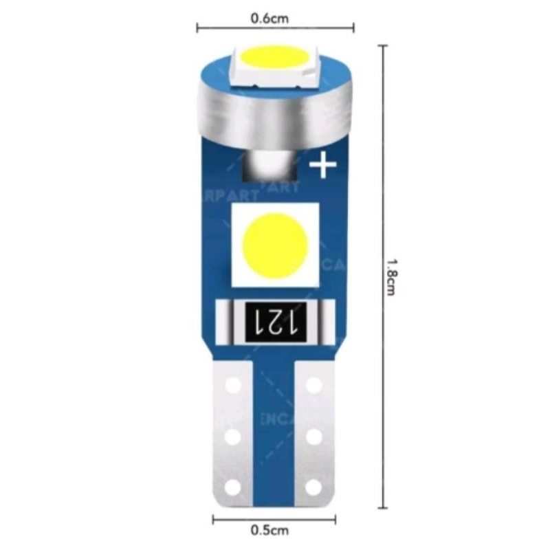 Jual Led T5 12V arus DC,T5 lebih kecil dari T10 | Shopee Indonesia