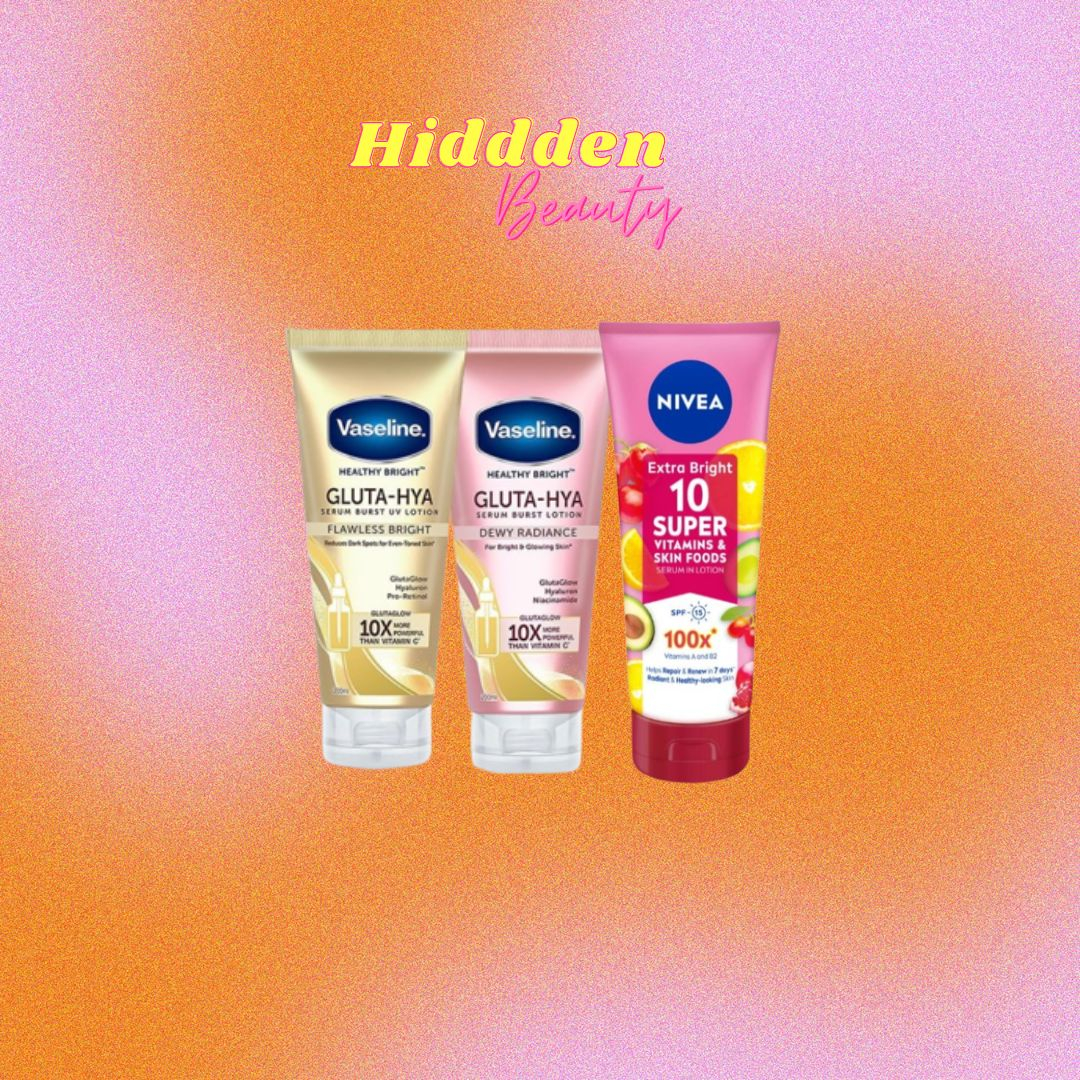 Jual Vaseline Healthy Bright Gluta-Hya / Nivea Extra Bright Body Serum ...