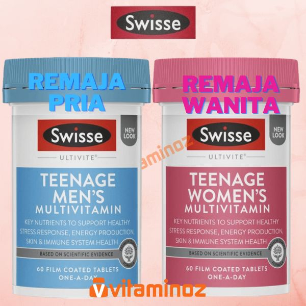 Jual Swisse Teenage Men's Men Women's Women Ultivite Multivitamin - 60 Tablet | Shopee Indonesia