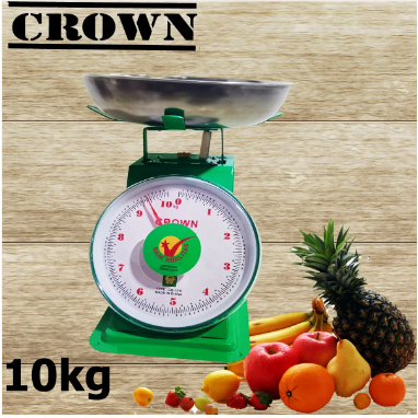 Jual PROMO!!!timbangan duduk CROWN 10kg timbangan duduk jarum Timbangan buah sayur daging ...