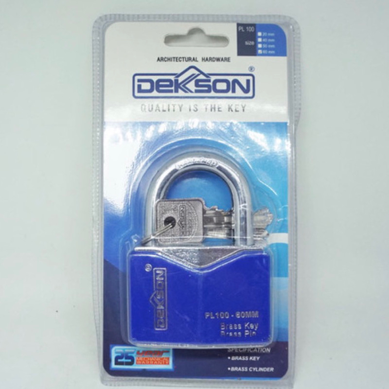 Jual dekson gembok leher pendek pl 100 60mm | Shopee Indonesia