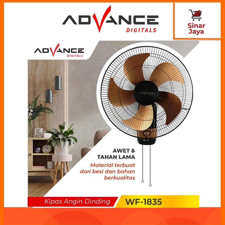 Jual ADVANCE WF-1835 Wall Fan 18 Inci Besi (Kipas Angin Dinding Besi ...