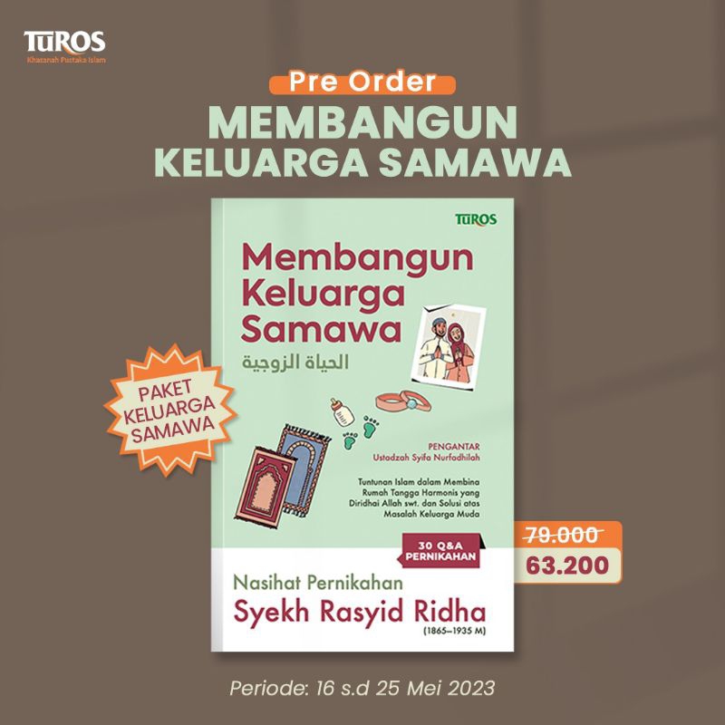 Jual BUKU ORIGINAL MEMBANGUN KELUARGA SAMAWA - Muhammad Rasyid Ridha ...
