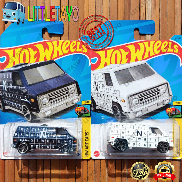 Jual HOTWHEELS 70s VAN 2023 PUTIH HITAM - CUSTOM 77 DODGE VAN WAGON ...