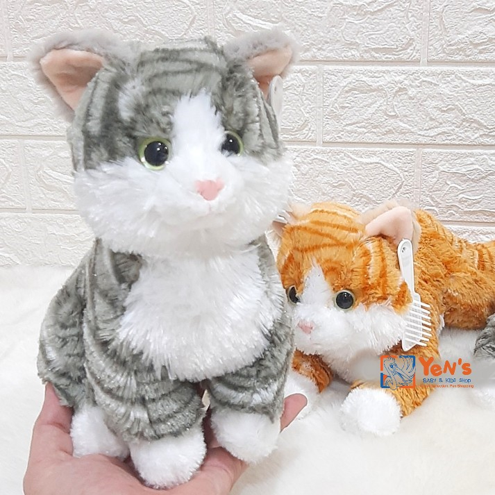 Jual Boneka Kucing Sitting Cat Chester Cat Hug 40cm | Shopee Indonesia