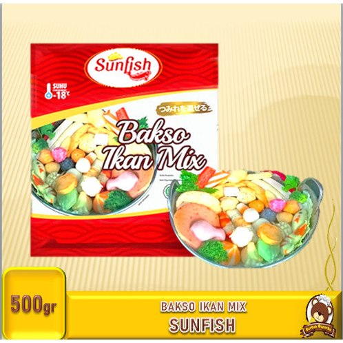 Jual Sunfish Bakso Ikan Mix Seafood 500g Sunfish Distributor Frozen ...