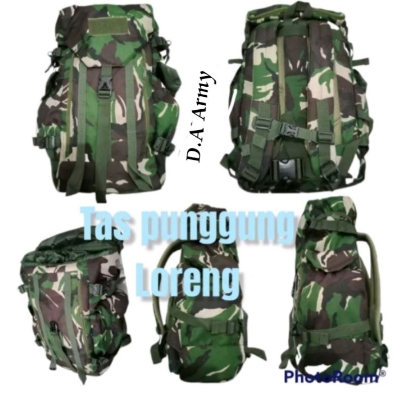 Jual Tas punggung loreng TNI | Shopee Indonesia