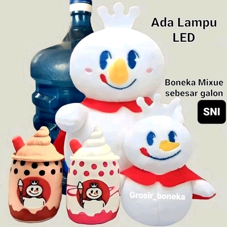 Jual Boneka Mixue Viral BESAR Lampu LED | Shopee Indonesia