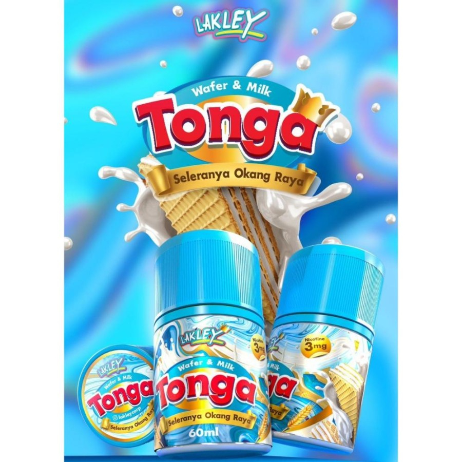 Jual LIQUID LAKLEY TONGA WAFER & MILK 60ML | Shopee Indonesia