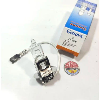 Jual Bohlam Lampu Halogen H3 12 Volt 100 watt | Shopee Indonesia