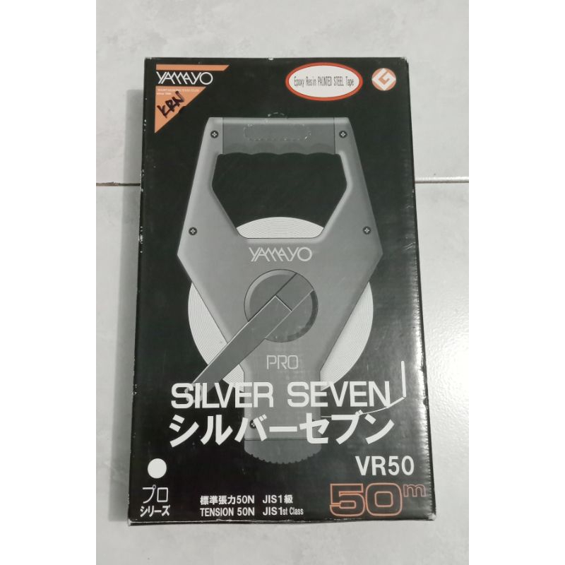 Jual METERAN YAMAYO PRO SILVER SEVEN 50M BAJA | Shopee Indonesia