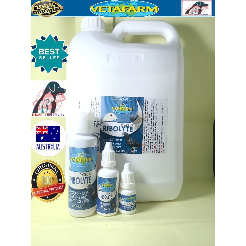 Jual RIBOLYTE VETAFARM MINUMAN VITAMIN DOPING BURUNG MERPATI | Shopee Indonesia
