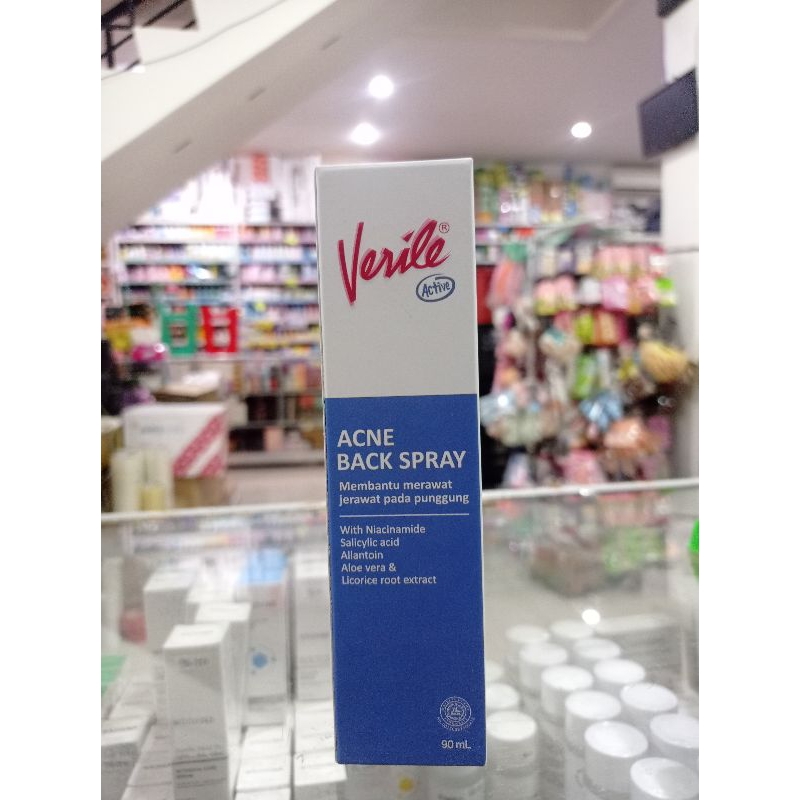 Jual Verile Acne Back Spray || spray untuk jerawat punggung 90ml ...