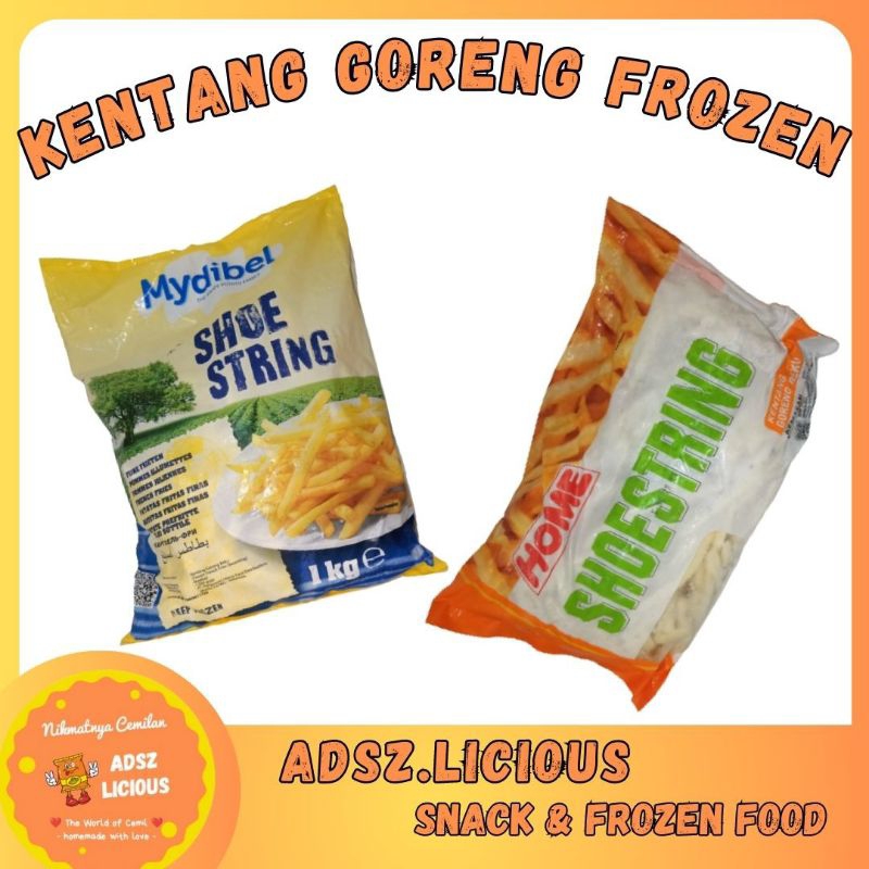 Jual KENTANG GORENG BEKU MYDIBLE/HOME/MERK LAIN FRENCH FRICE FROZEN 1KG ...