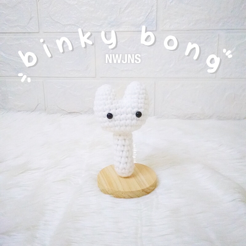 Jual AMIGURUMI/ BONEKA RAJUT MINI BINKY BONG NEWJEANS LIGHTSTICK ...