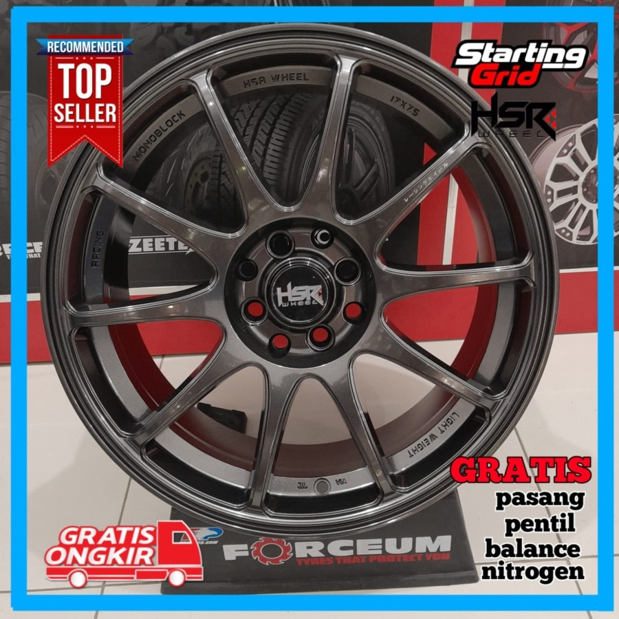Jual velg hsr ring 15 untuk brio agya yaris brio karimun HSR indy ...