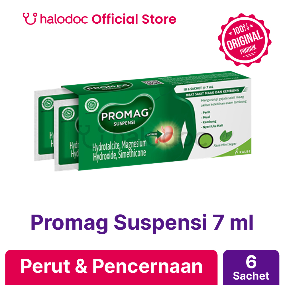 Jual Promag Suspensi 7 ml/10 ml 6 Sachet | Shopee Indonesia