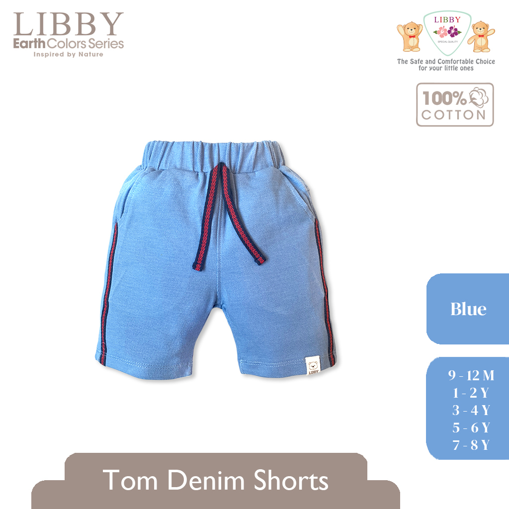 Jual LIBBY Earth Celana Pendek Katun Polos Bayi & Anak Laki-laki Tom ...