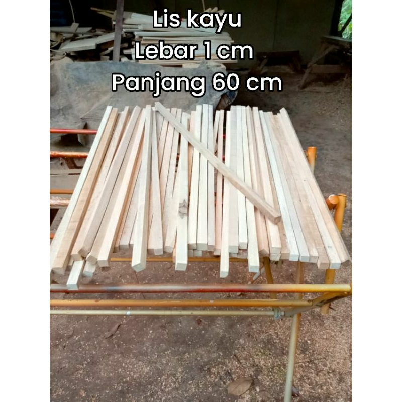 Jual Reng kayu lebar 1cm panjang 60cm | Shopee Indonesia