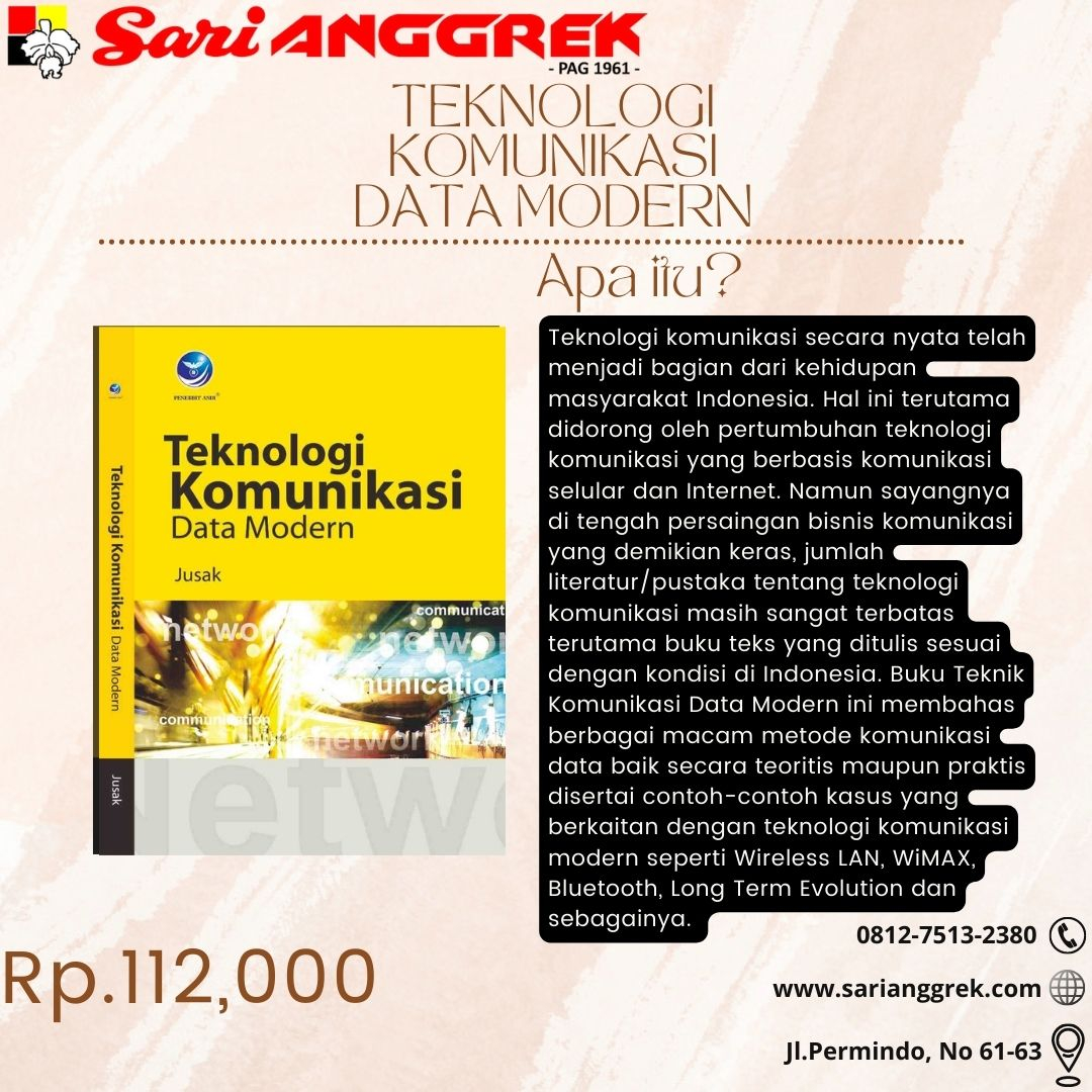 Jual BUKU TEKNOLOGI KOMUNIKASI DATA MODERN | Shopee Indonesia