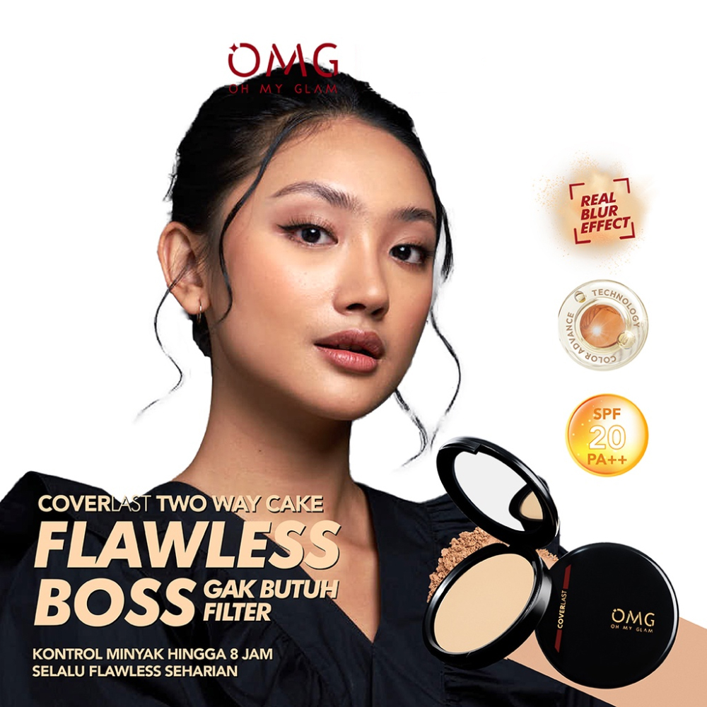 Jual OMG Oh My Glam Coverlast Two Way Cake 12 Gr | TWC | Bedak Padat ...