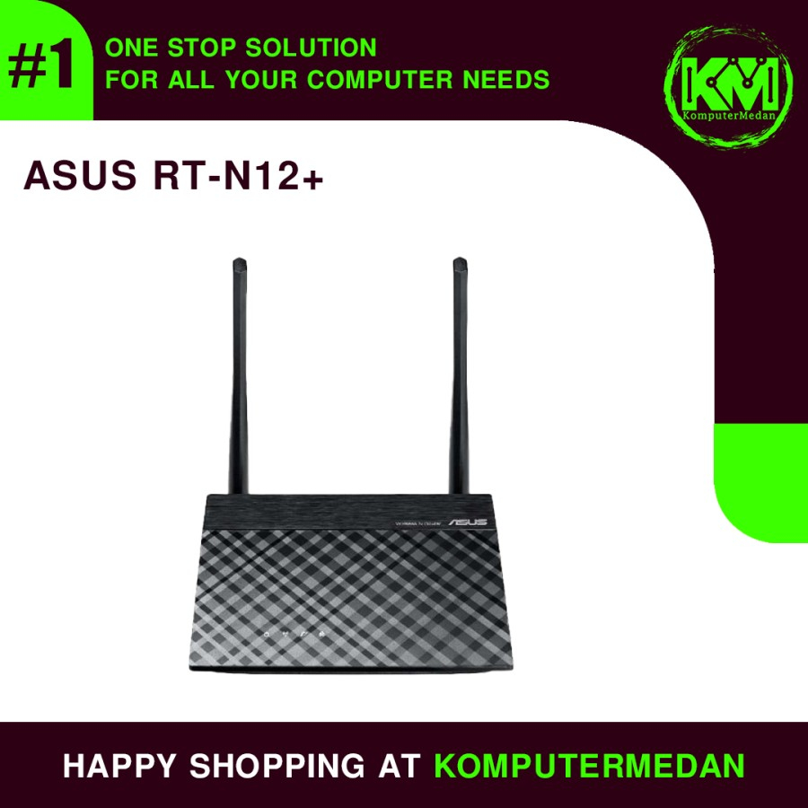 Jual ASUS RT-N12+ WiFi N300 3in1 WiFi Router, Access Point, Range ...