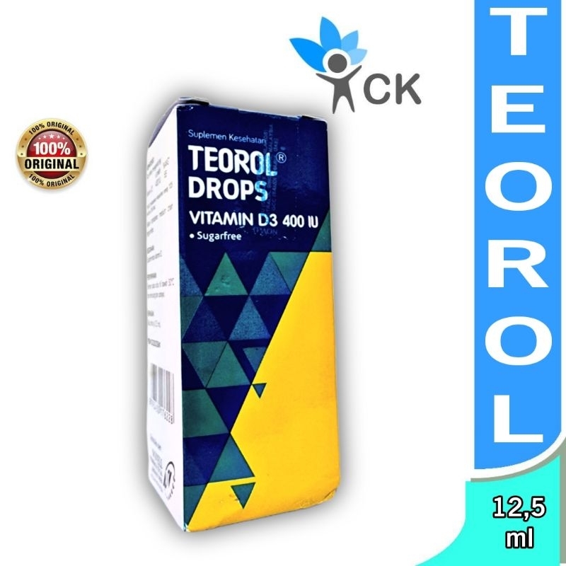 Jual TEOROL DROP 400 IU suplemen vitamin d3 untuk bayi dan anak ...