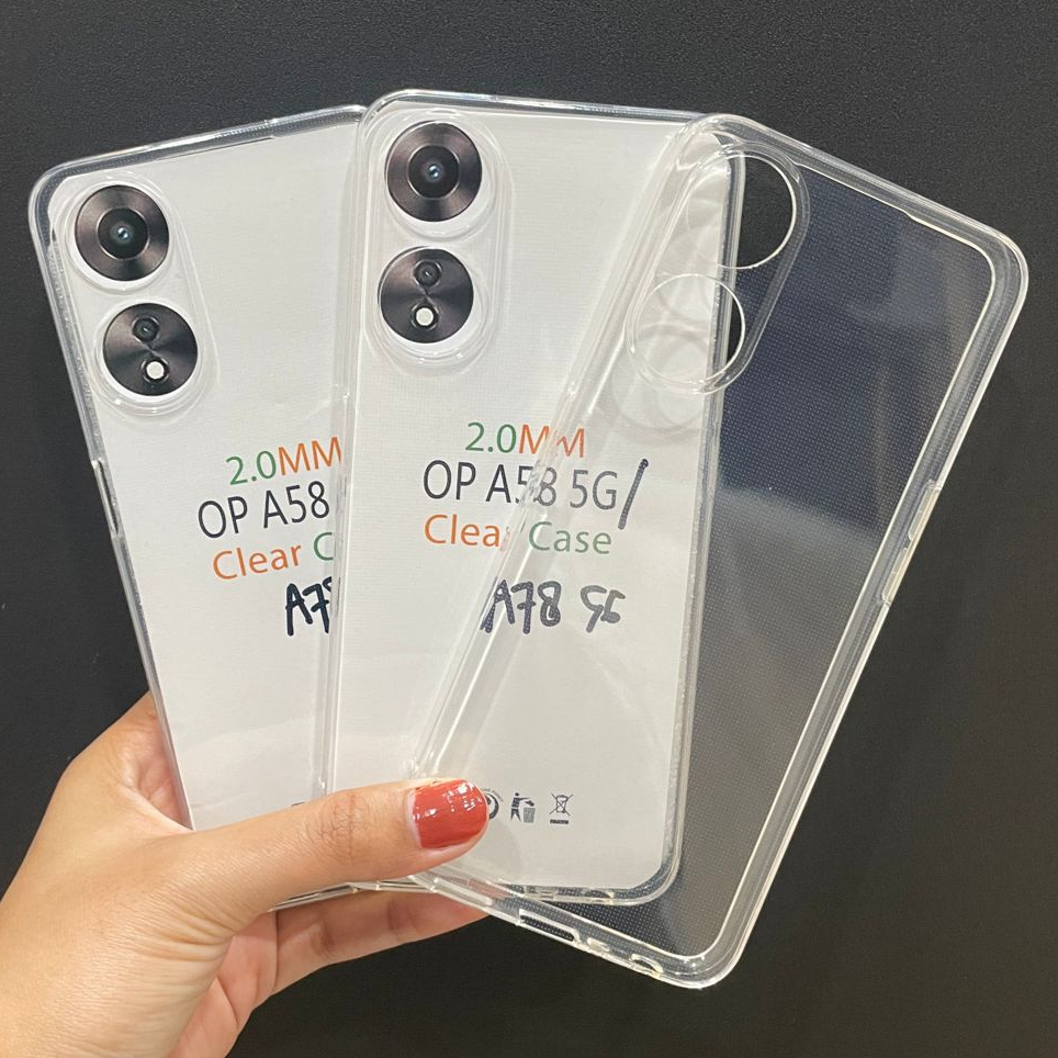 Jual Case Oppo A78 5g Tpu Hd 2mm Oppo A79 5g A18 A38 4g A98 5g A78 4g