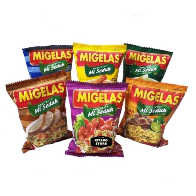 Jual Migelas Protevit Mie Gelas Instan Siap Saji 28 gram (1 renceng isi ...