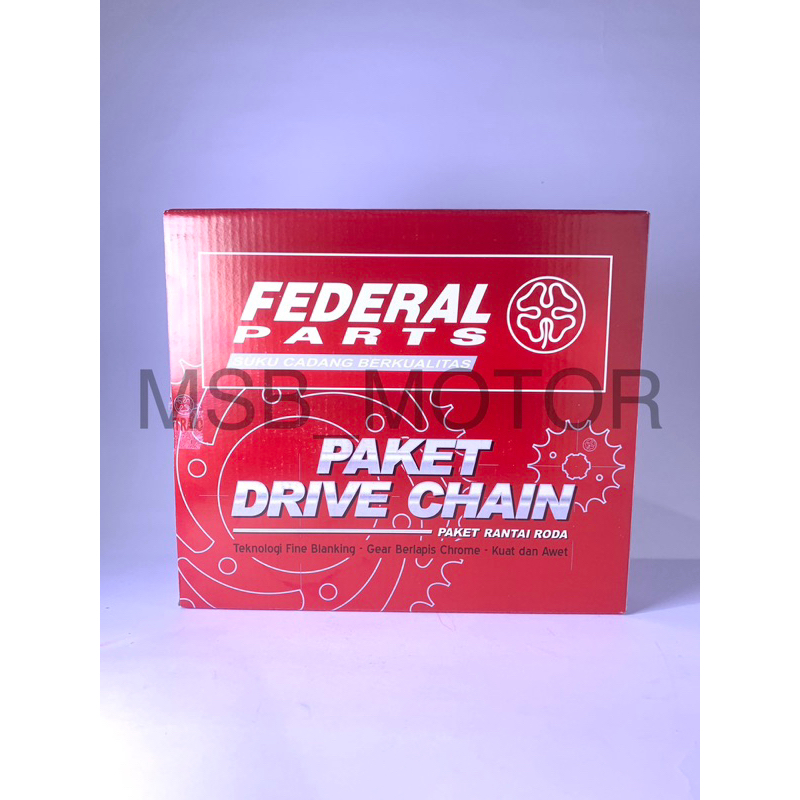 Jual Paket Gear Set FEDERAL HONDA SUPRA X 125 KARISMA | Shopee Indonesia