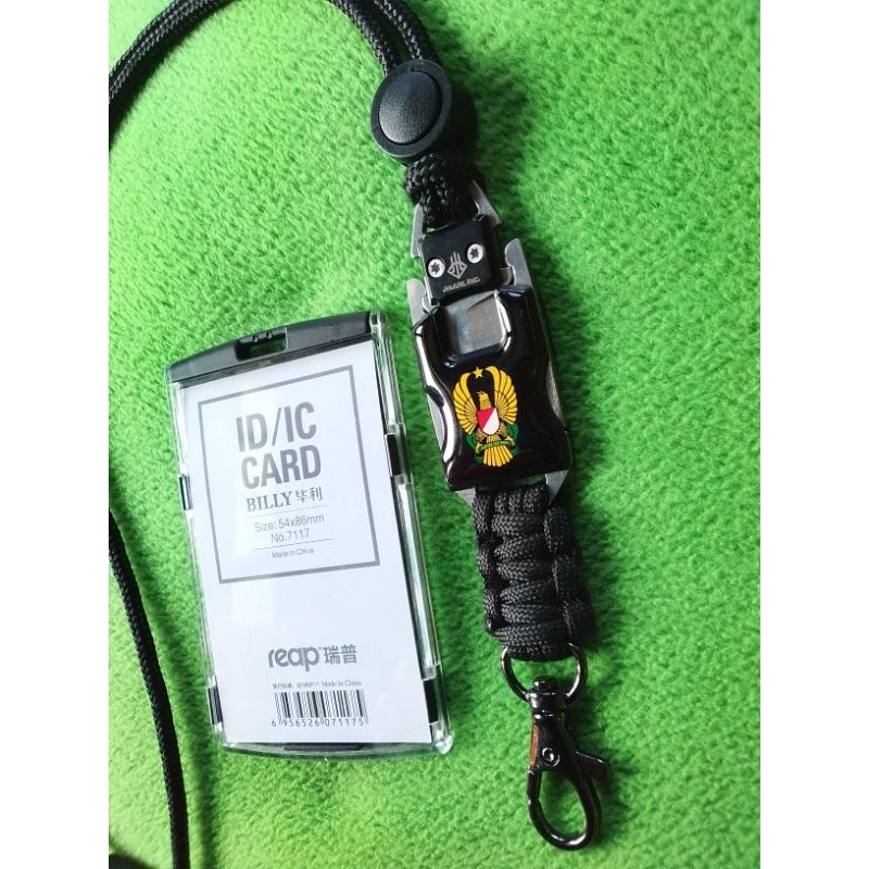 Jual Lanyard tactical id card logo TNI AD EKA PAKSI | Shopee Indonesia