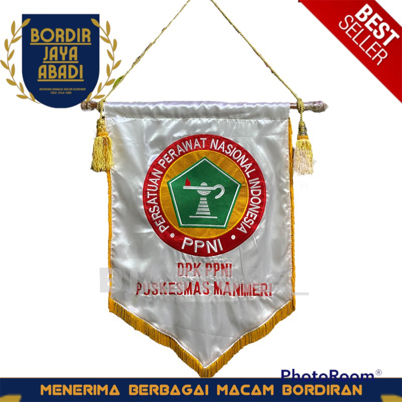 Jual Bendera Vandel PPNI Satu Set Palang Kayu Custom Tulisan | Shopee ...