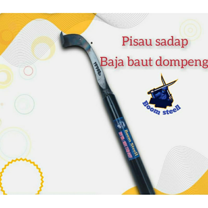 Jual Pisau sadap BAUT DOMPENG free Batu asah 10Bila sudu balam | Shopee ...