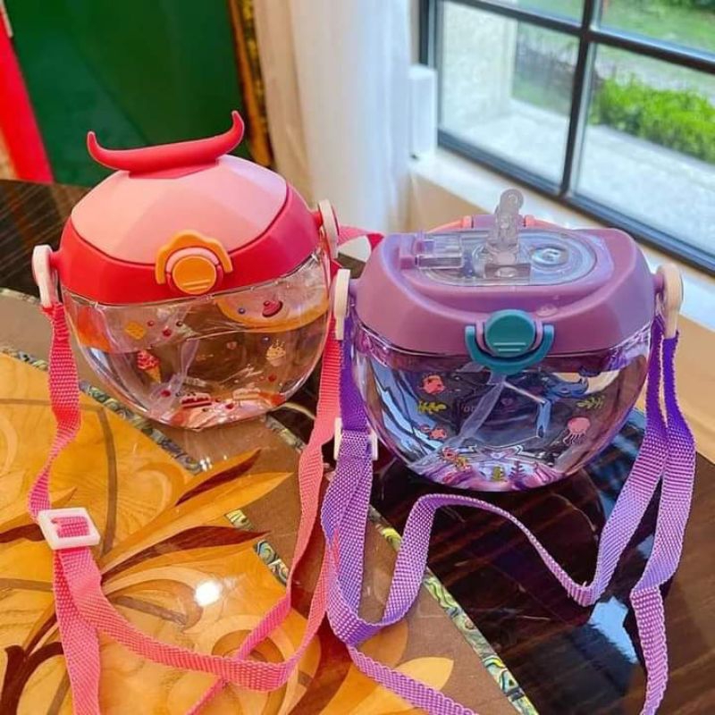 Jual BOTOL SELIYA 2555 DONAT TANDUK KARAKTER 400 ML BPA FREE Tali.. | Shopee Indonesia