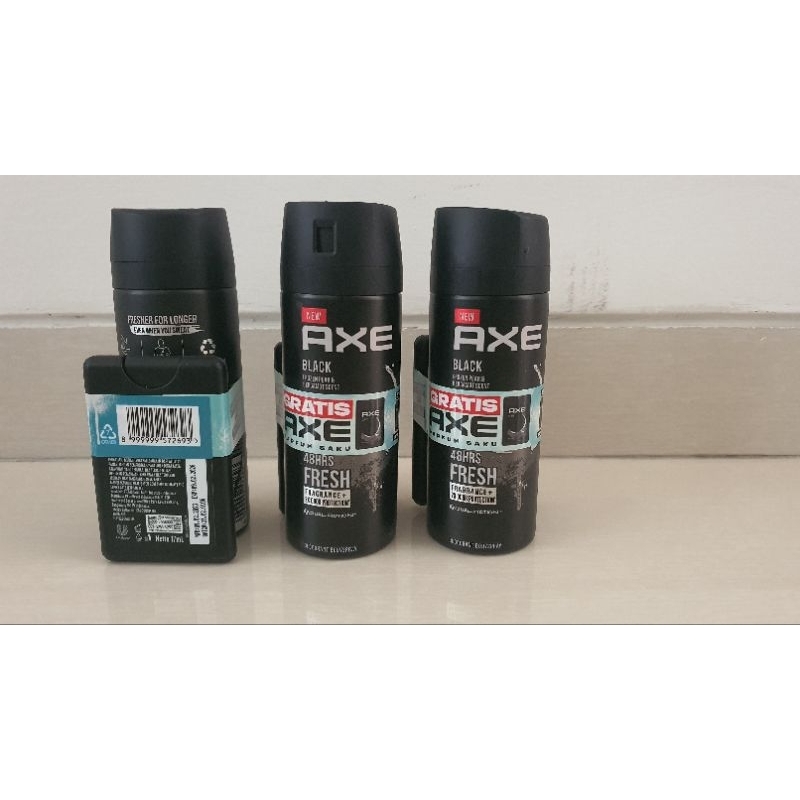 Jual AXE DEODORANT BODY SPRAY 135 ML + AXE PARFUM SAKU 17 ML | Shopee ...