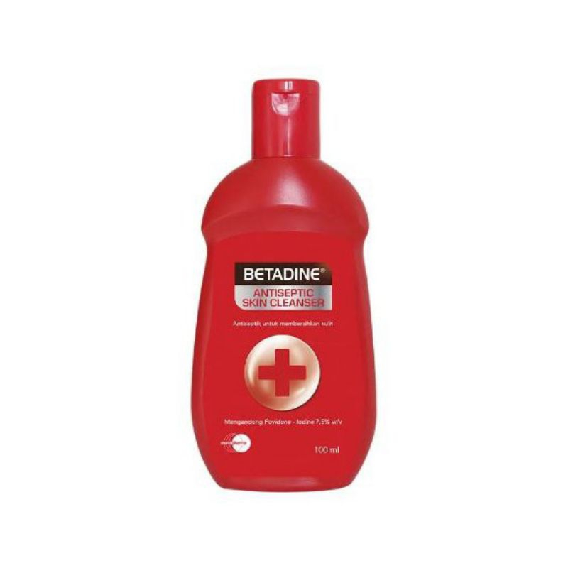 Jual BETADINE Antiseptic Skin Cleanser 100ml (EXP 2025) | Shopee Indonesia