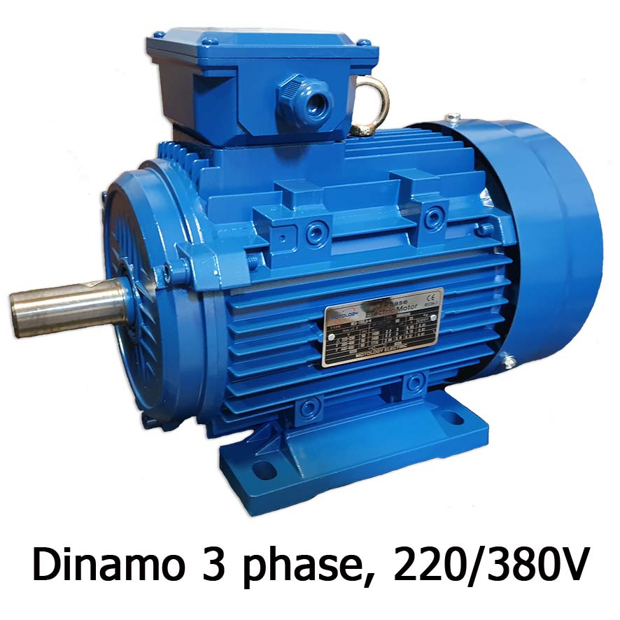Jual Motor (Dinamo) 3 phase, 0,75KW / 1HP, 1400 rpm | Shopee Indonesia
