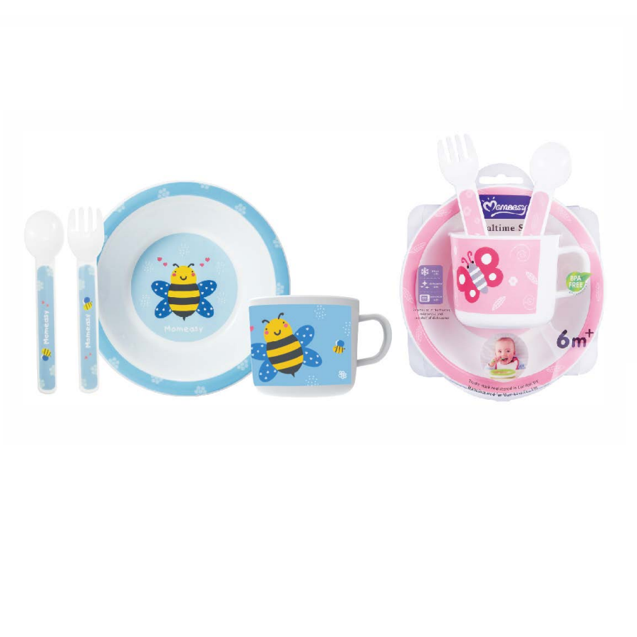 Jual Alat Makan Bayi Feeding Set 4pcs / Mealtime Set / Perlengkapan ...