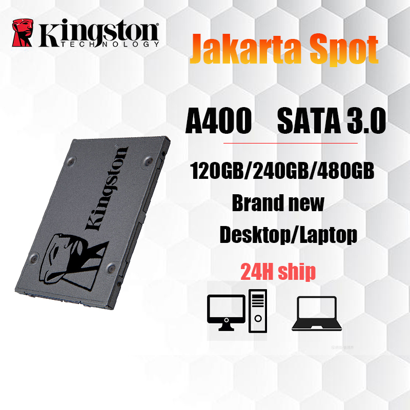 Jual 【Jakarta Spot】Kingston 120GB/240GB/480G A400 SSD SATA 3 2.5“ Internal Solid State Drive ...