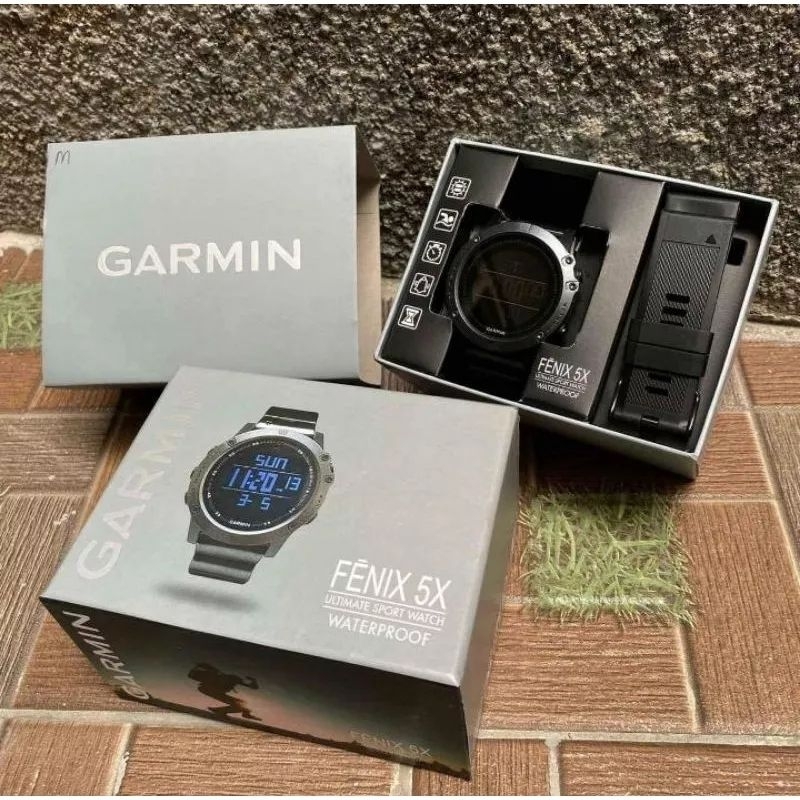 Jual JAM TANGAN PRIA , GARMIN FENIX 5X SPORT SERIES FREE 1 STRAP RUBBER ...