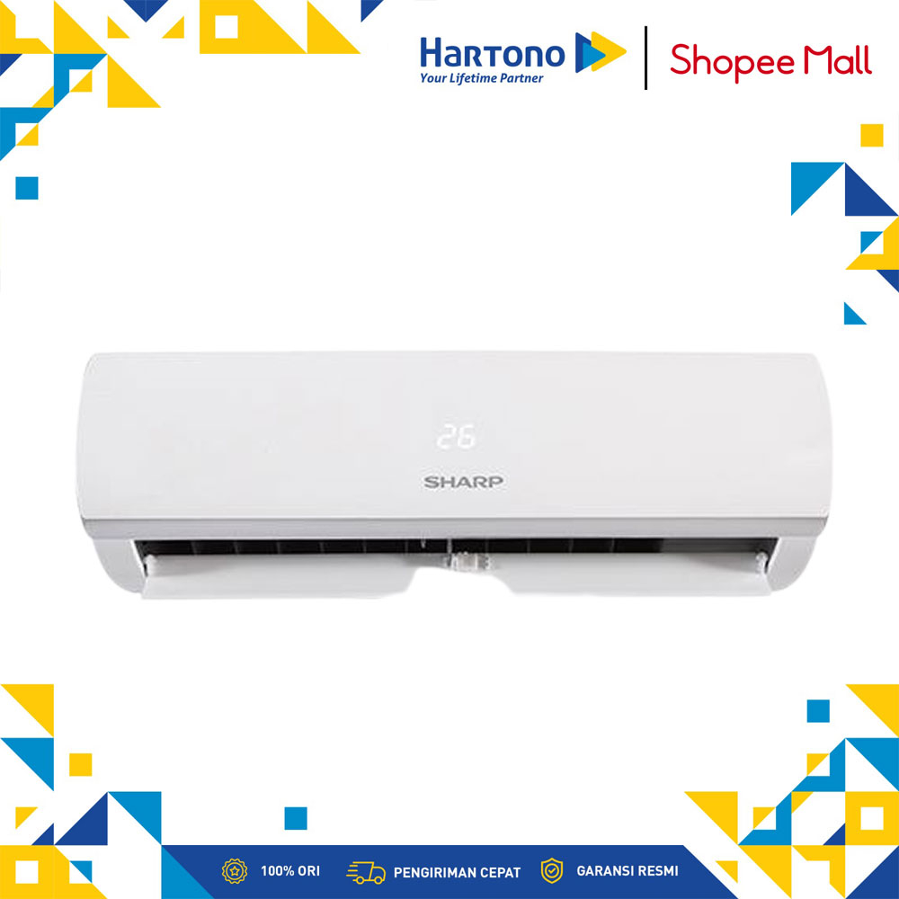Jual Sharp 2 PK AC In Standard Air Conditioner AHA18ZCY ( +AUA18ZCY ) | Shopee Indonesia