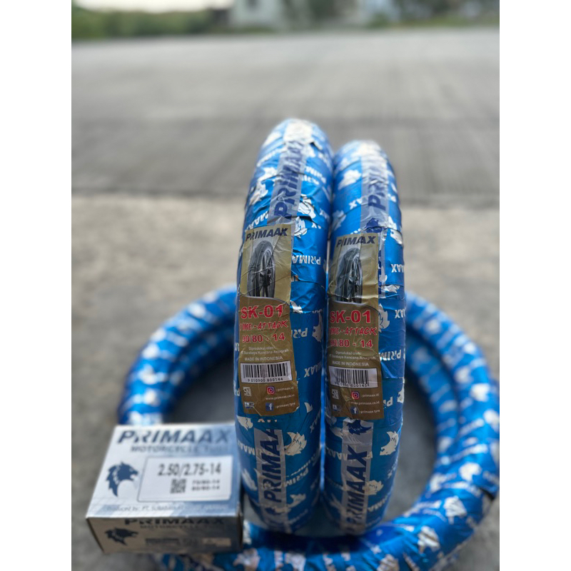 Jual BAN PRIMAX SK 01 90/80 80/80 RING 14 ORIGINAL DAN TERMURAHH ...