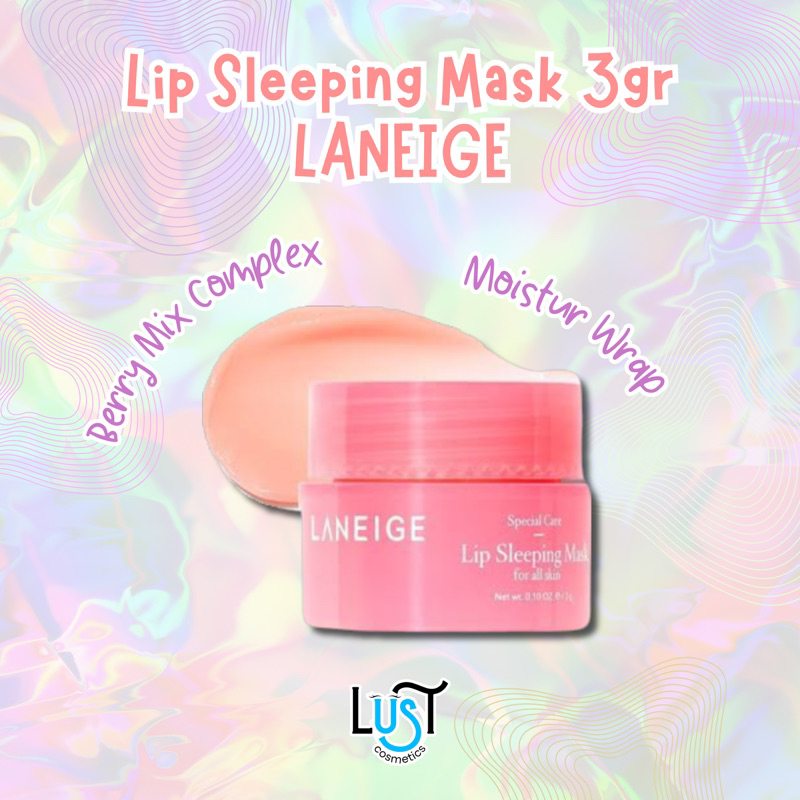 Jual LANEIGE Lip Sleeping Mask Berry 3gr | Shopee Indonesia