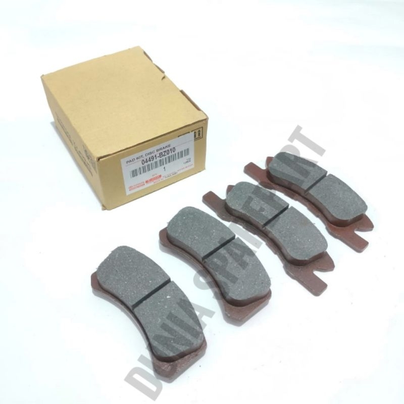 Jual Brake Pad Kampas Rem Depan Toyota Agya Ayla Manual Original 1 Set ...