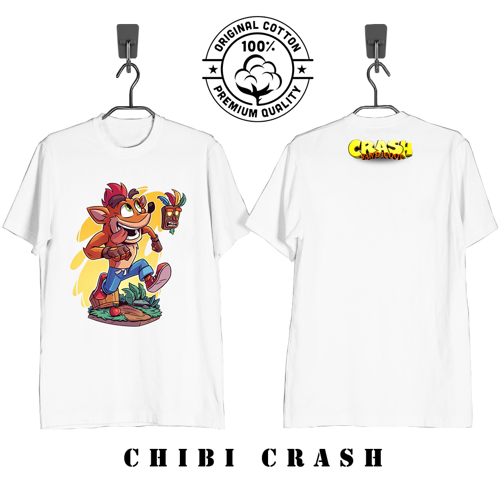 Jual KAOS CRASH BANDICOOT PS PS4 PS5 VIDEO GAMES FUN CORNER COTTON 24s ...