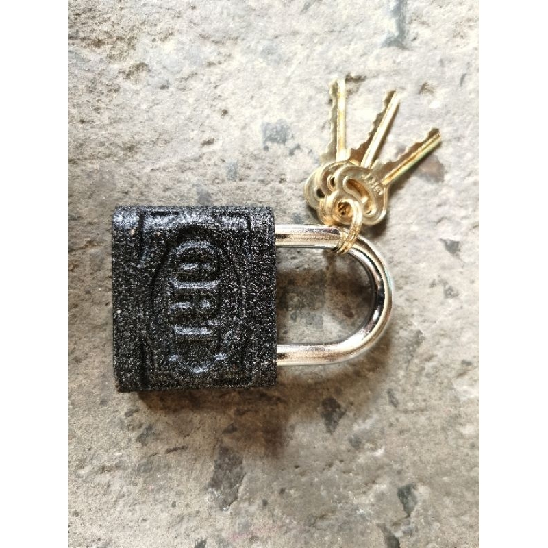 Jual Gembok Hitam GRT 50mm 60mm (Per Lusin) | Shopee Indonesia