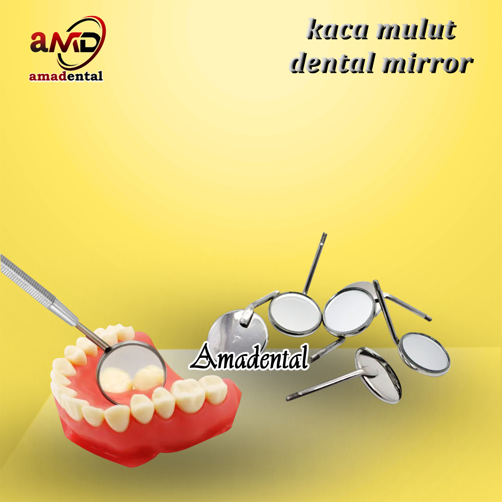 Jual Kaca mulut / dental mirror / kaca gigi stainless | Shopee Indonesia