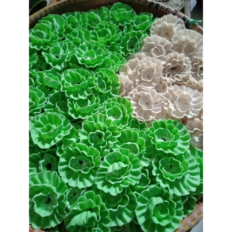 Jual Kerupuk dapros /kerupuk Kembang Ros warna warni isi 50 pcs ...