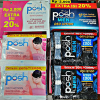 Jual ARJUNA DEO Lotion Posh Sachet / Posh Deolotion sachet 11gram WINGS ...